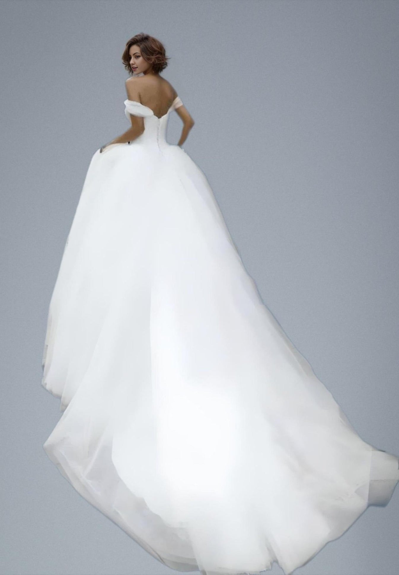 AMBER Wedding Dress | Princess Ball Gown Wedding Dress – Lula Bridal