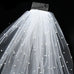 Bridal Wedding Veil with Pearls | One-Layer Veil with Comb – Lula Bridal