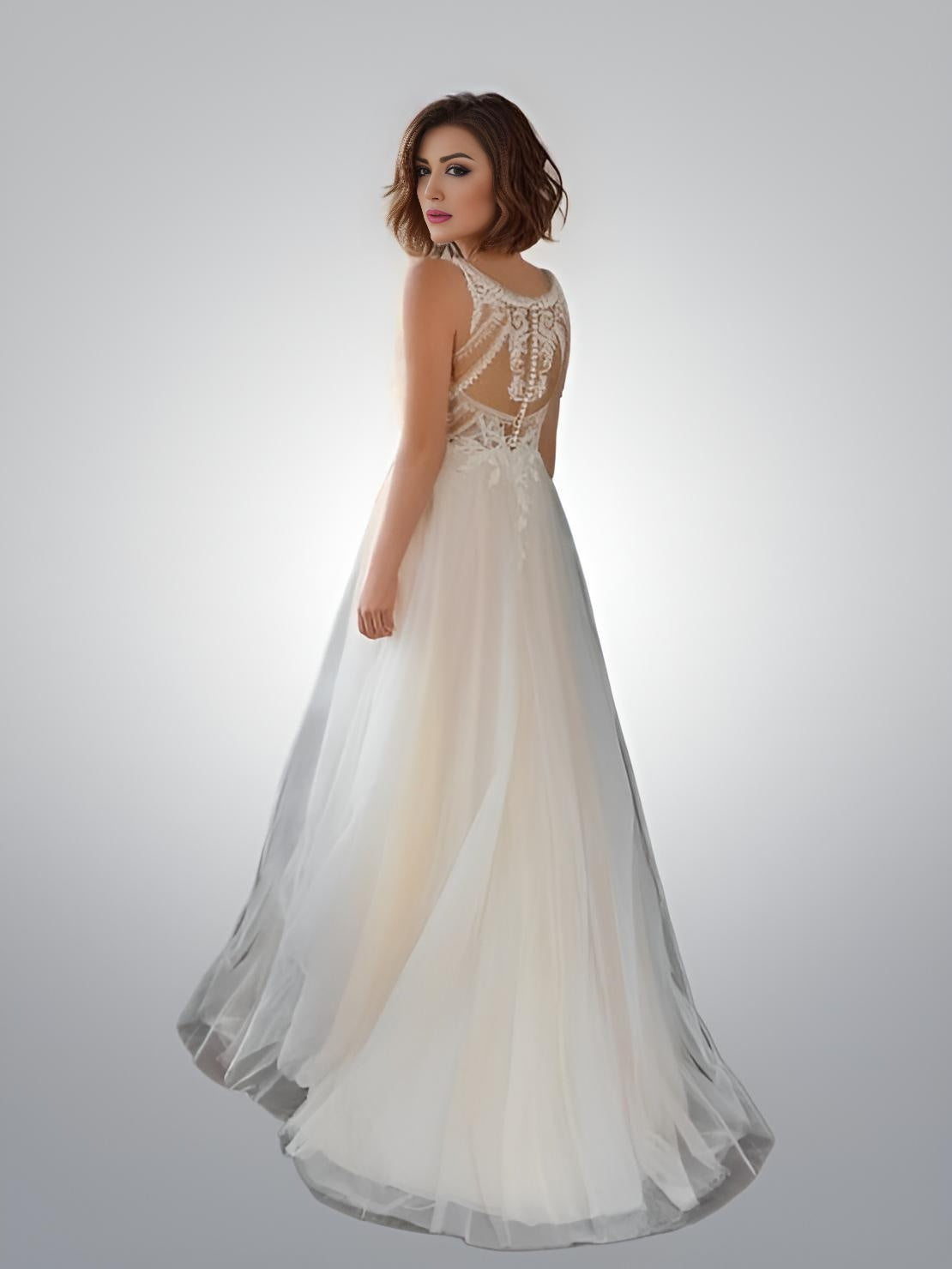 EDITH Wedding Dress | Romantic Lace Gown – Lula Bridal