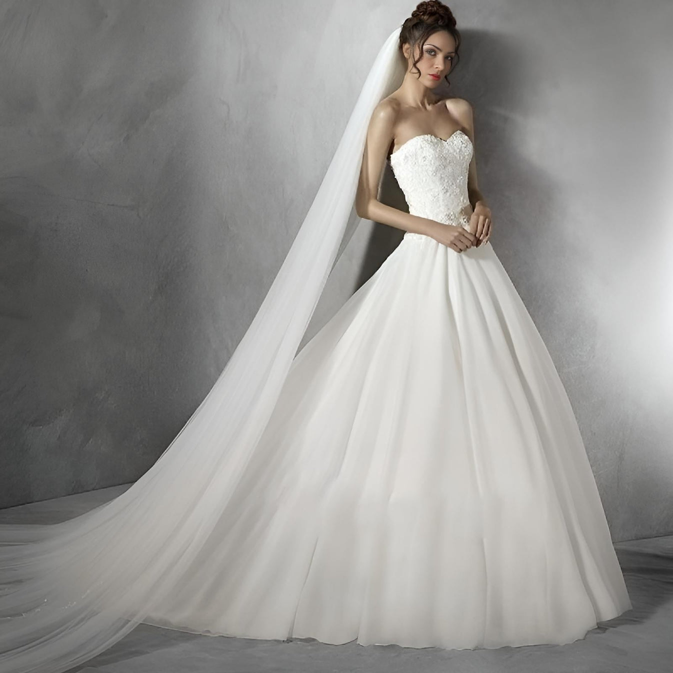 Two Tier Cathedral Wedding Veil (100cm - 500cm) – Lula Bridal